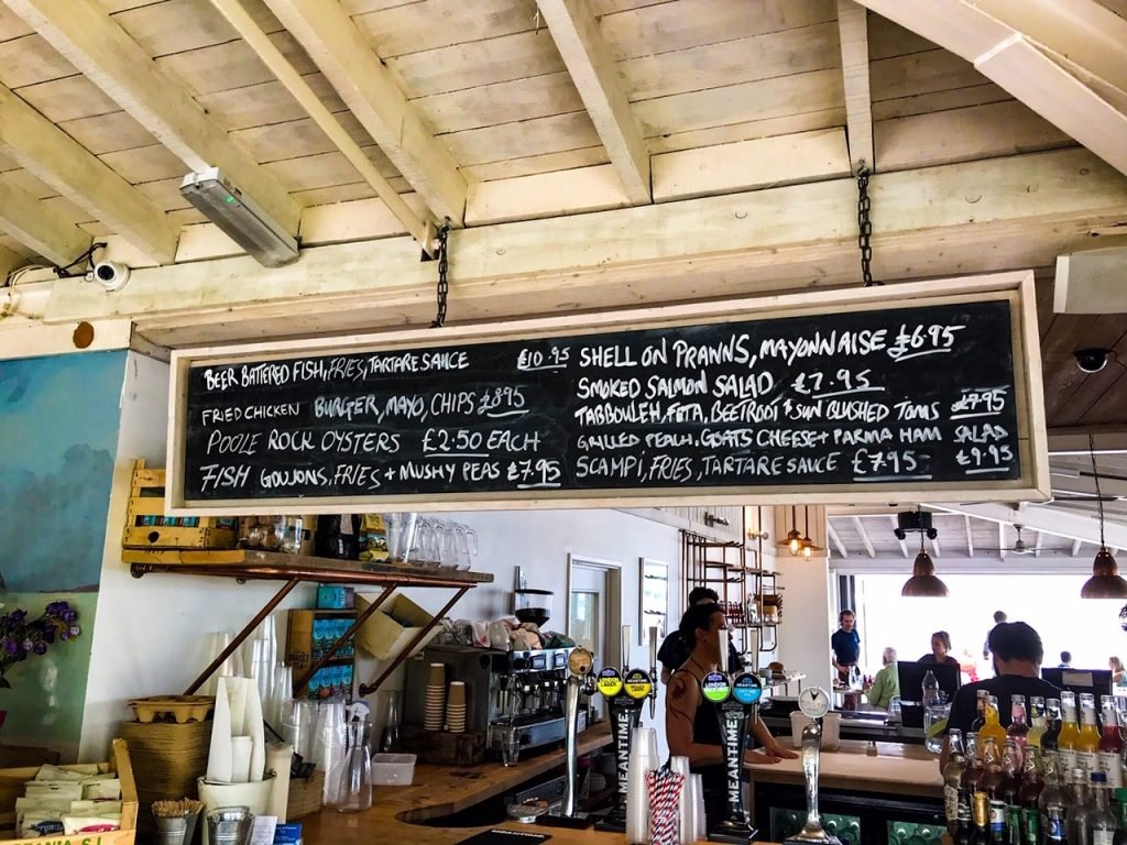 Family-friendly places to eat in Poole with sea views