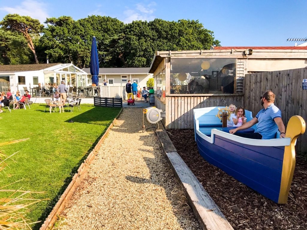 Family-friendly places to eat in Poole with sea views